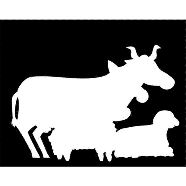 4 Animals ( For 3D Nativity Set N1073S) – PatternsRus Seasonal ...