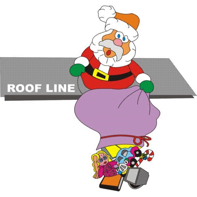 Santa On Roof – PatternsRus Seasonal Woodworking Patterns