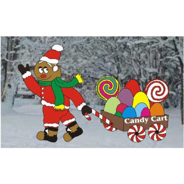 Gingerbread Candy Cart – PatternsRus Seasonal Woodworking Patterns