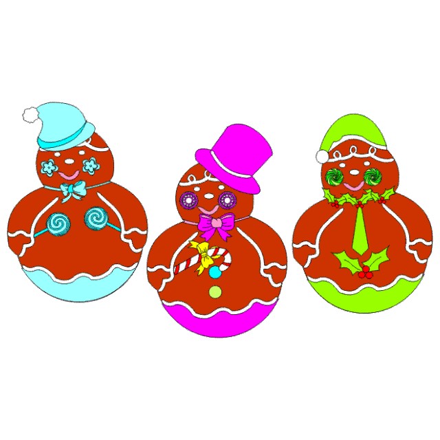 3 Round Gingerbread Men – PatternsRus Seasonal Woodworking Patterns