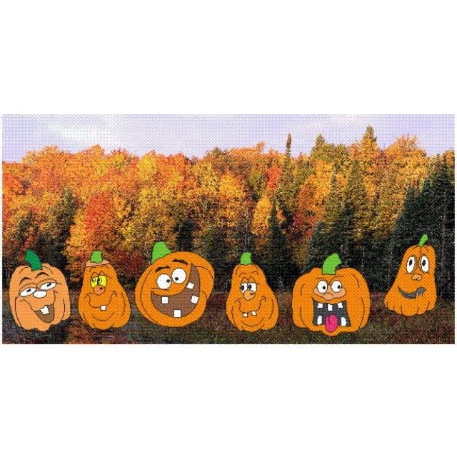 Crazy Halloween Pumpkin Faces – PatternsRus Seasonal Woodworking Patterns