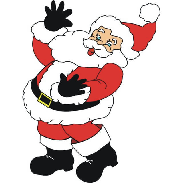 Santa Waving 1 – PatternsRus Seasonal Woodworking Patterns