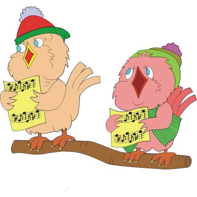 Two Birds Singing – PatternsRus Seasonal Woodworking Patterns