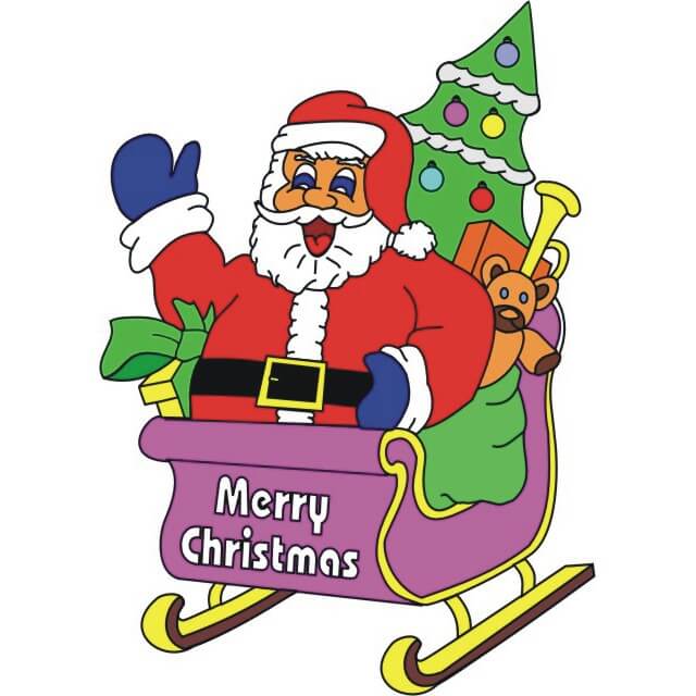 Santa & Sleigh – PatternsRus Seasonal Woodworking Patterns