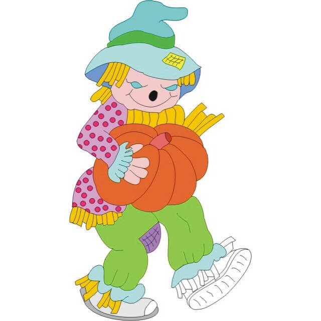 Scarecrow With Pumpkin – PatternsRus Seasonal Woodworking Patterns