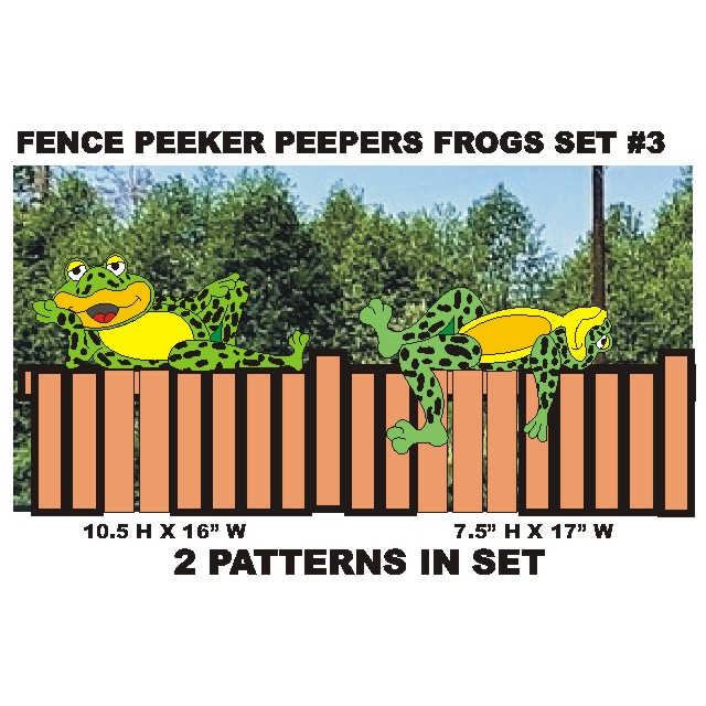 frog-fence-sitters-set-3 – PatternsRus Seasonal Woodworking Patterns