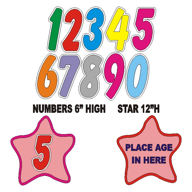 Numbers And Stars – PatternsRus Seasonal Woodworking Patterns